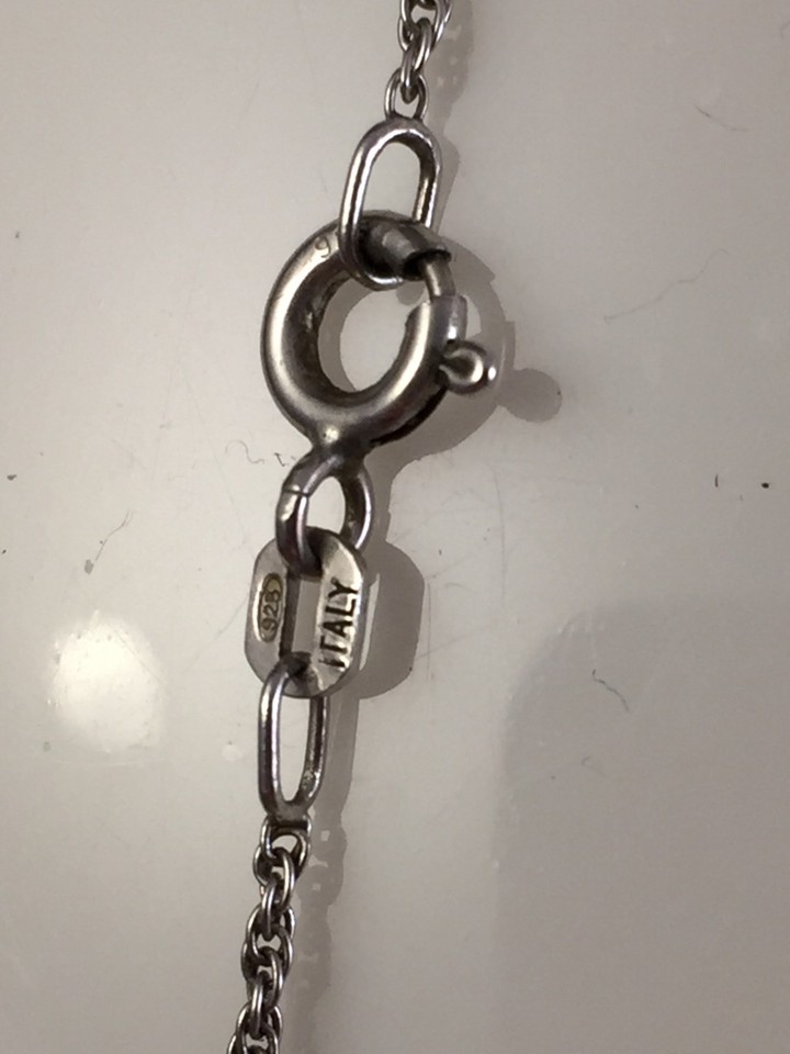 Sterling Silver Diamante Angel Wings Locket Pendant Necklace by EA | eBay