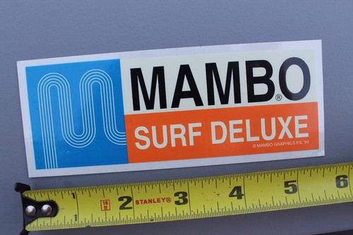 Mambo Surf Deluxe Surfboards Clothing Orange Blue V54C Vintage Surfing ...