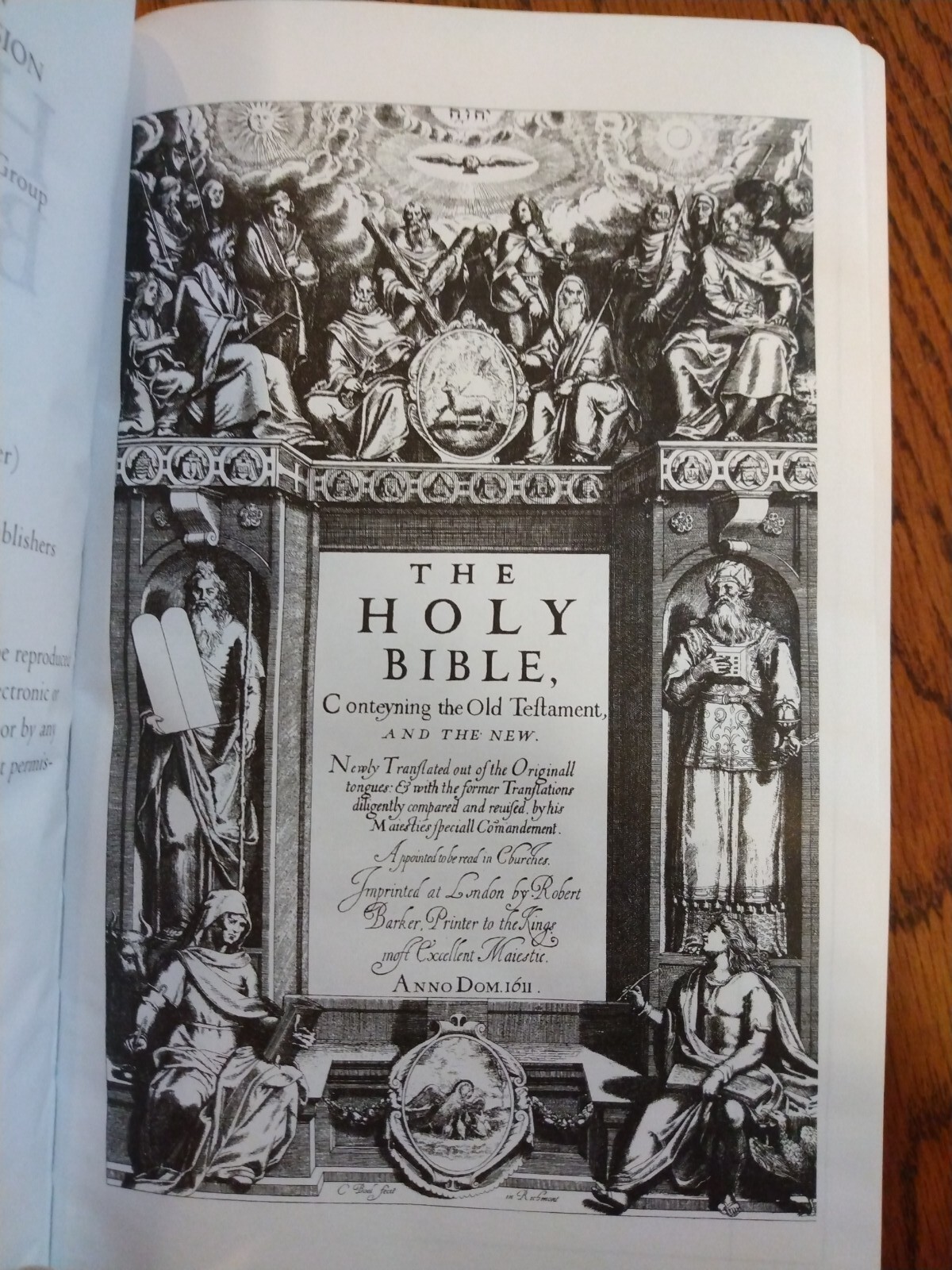 KJV 1611 Bible 400th Anniversary Edition Genuine Leather ~ with ...