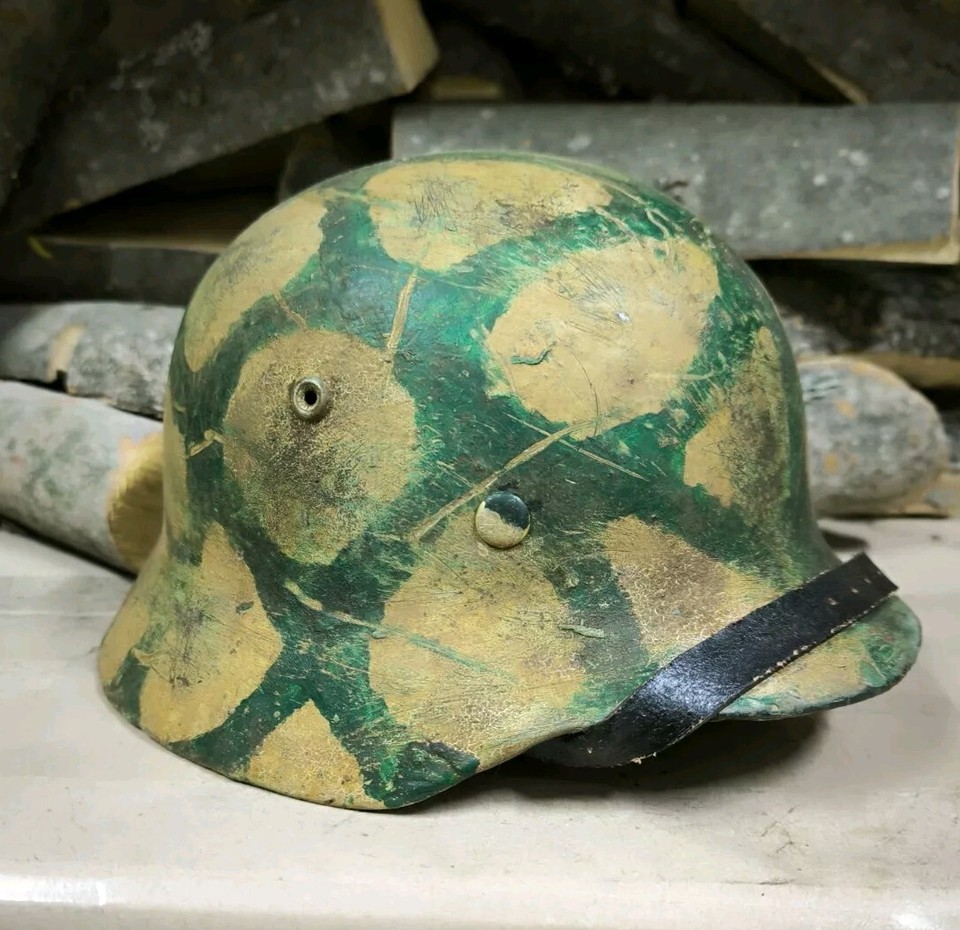 WW2 M40 German Helmet WWII M40 Combat helmet size 64 | eBay