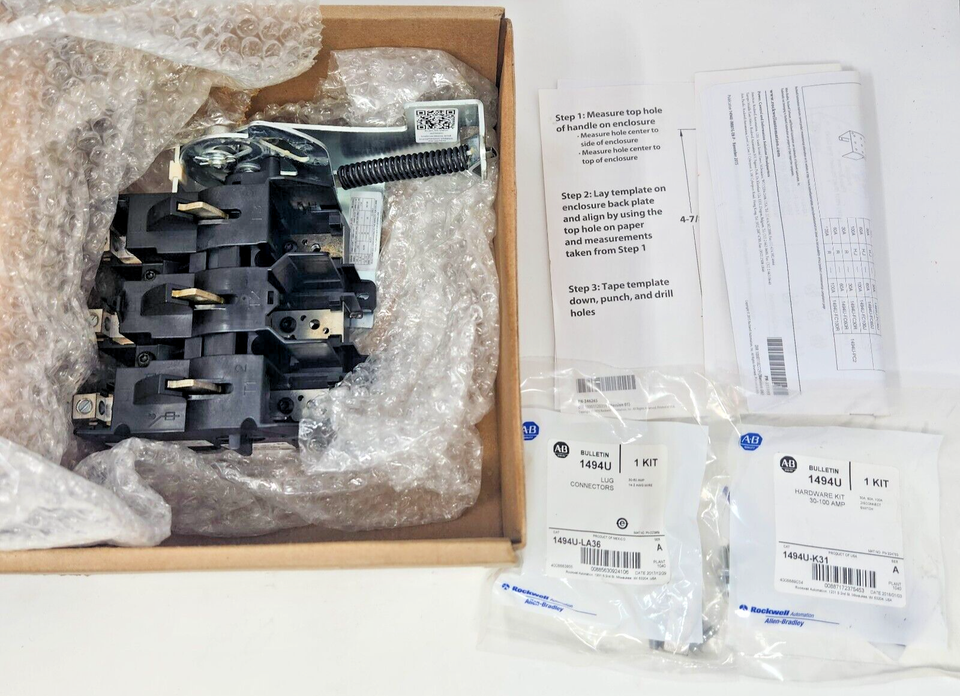 Allen-Bradley Universal Visible Blade Flange Disconnect Switch 30 Amp ...