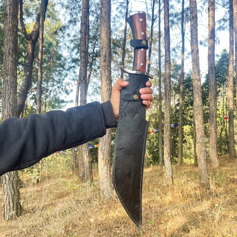 Custom Handmade Carbon Steel Blade Tactical Splitter Knife|Hunting ...