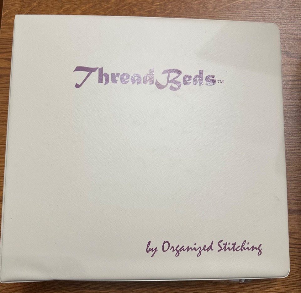 Lot of 2 Thread Beds™ Binders with Pages by Organized Stitching | eBay