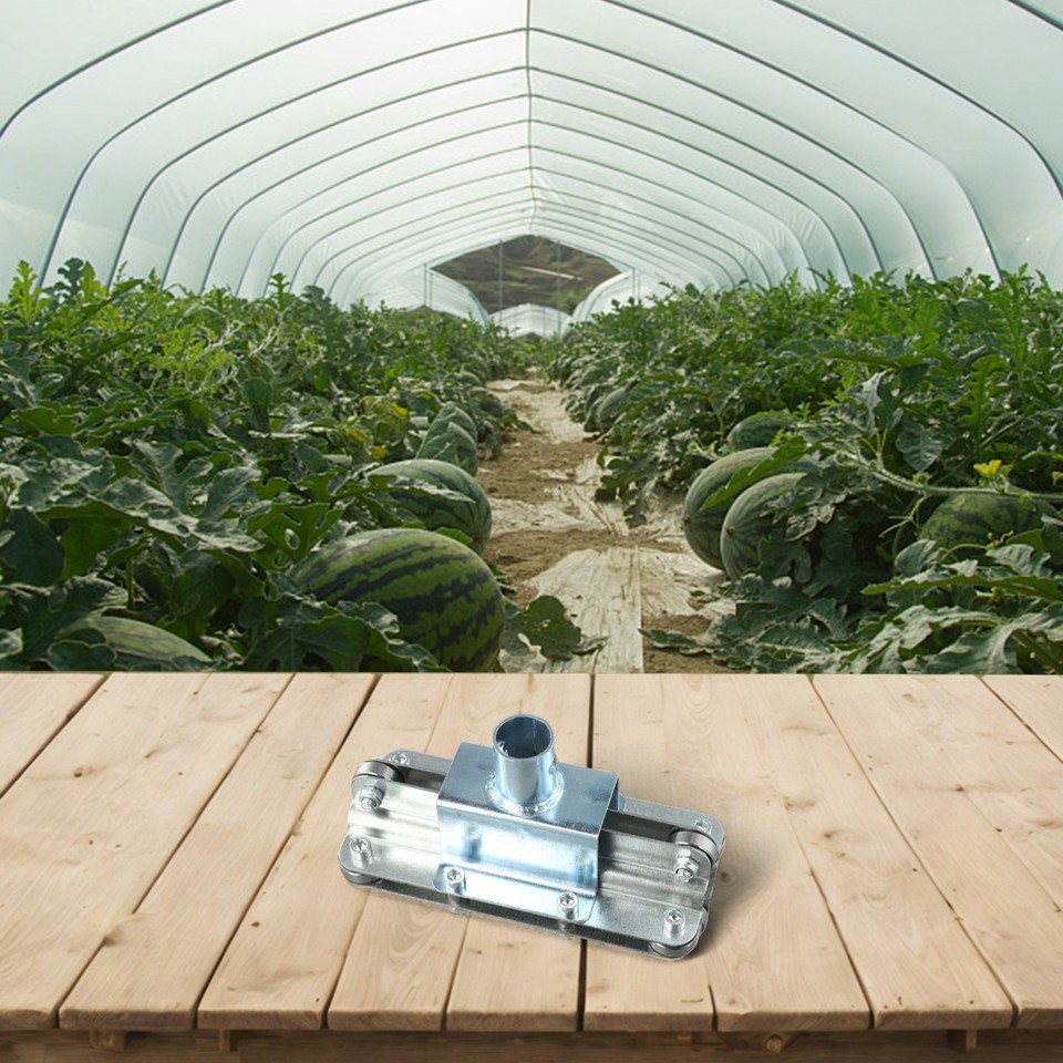 Vegetable Growing Greenhouse Side Ventilation Film Roller with Easy ...