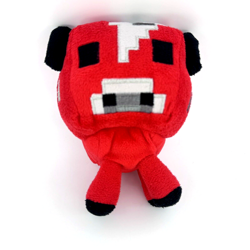 Mojang Minecraft Red Mooshroom Bull Cow Stuffed Animal 6" Plush Toy ...