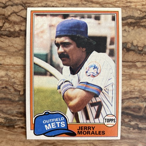 1981 TOPPS JERRY MORALES NEW YORK METS CARD #377 | eBay