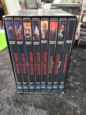 Puppet Master DVD Box Set (DVD, 2000, Box Set) 8 Disc Set 763843805460 ...