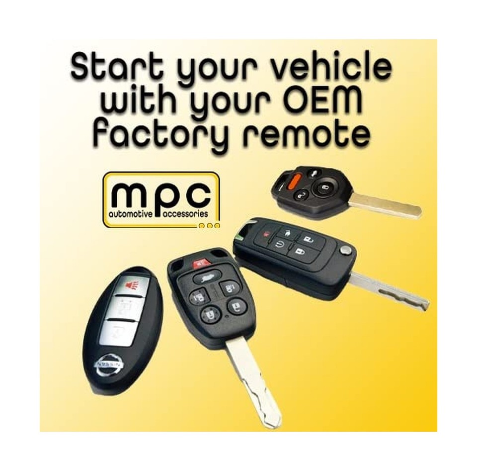 MPC Remote Start Kit Compatible with Toyota Tacoma 2016-2023 || Push ...