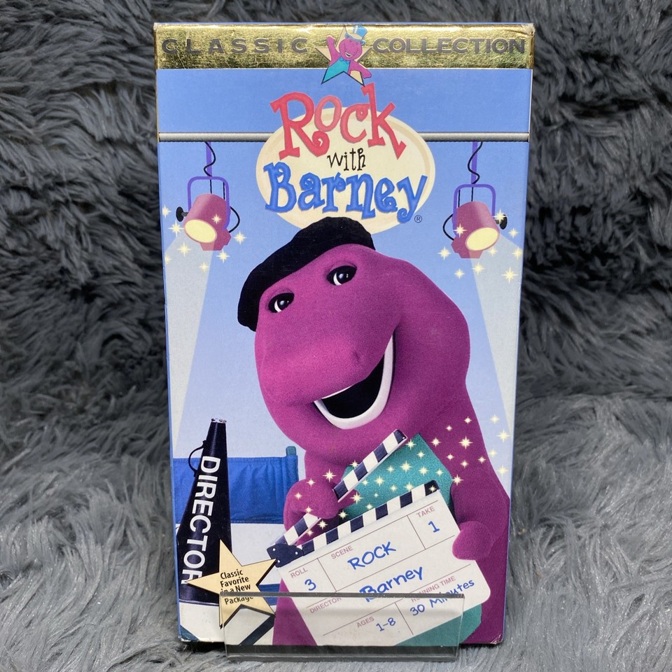 Barney - Rock With Barney VHS Tape 1996 Classic Collection Of Songs ...