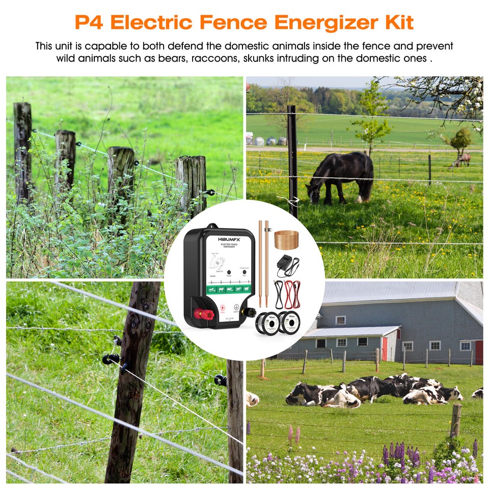 Fence Charger, Electric Fence Energizer Fencing System | eBay