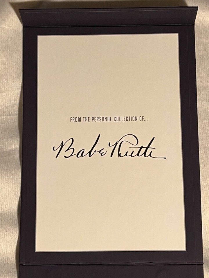 BABE RUTH cut handwriting authenticated Beckett BAS PSA/DNA Jim “THORPE ...