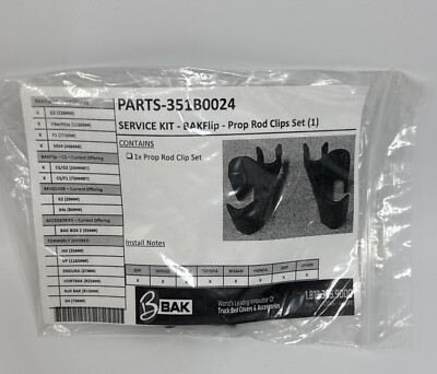OEM 2PCS 351B0024 Parts for BAKFlip Prop Rod Clips Compatible Tonneau ...