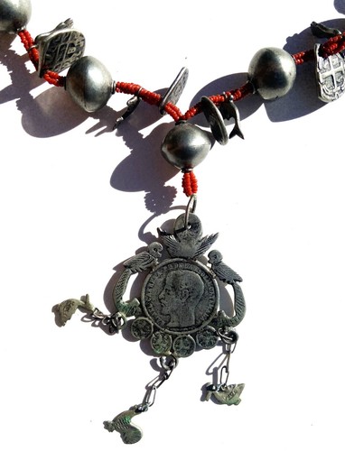 MAYAN CHACHAL CEREMONIAL NECKLACE FROM GUATEMALA WITH FETISHES | eBay