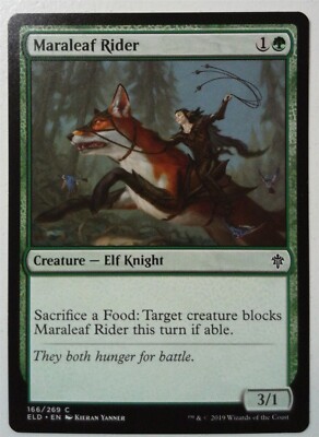 Maraleaf Rider *Common* Magic MtG x1 Throne of Eldraine | eBay