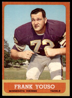 1963 Topps Frank Youso Minnesota Vikings #102 | eBay