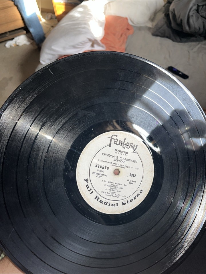 ULTRA RARE 1968 CREEDENCE CLEARWATER REVIVAL WHITE LABEL PROMO LP CCR ...