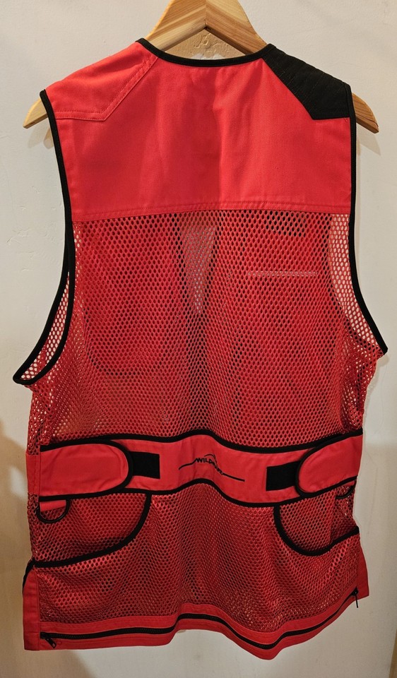 NWT Wild Hare Shooting Vest FITASC Embroidered Mens L Skeet Trap ...