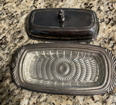 Butter Dishes - Oneida Silver Plate Butter Dish