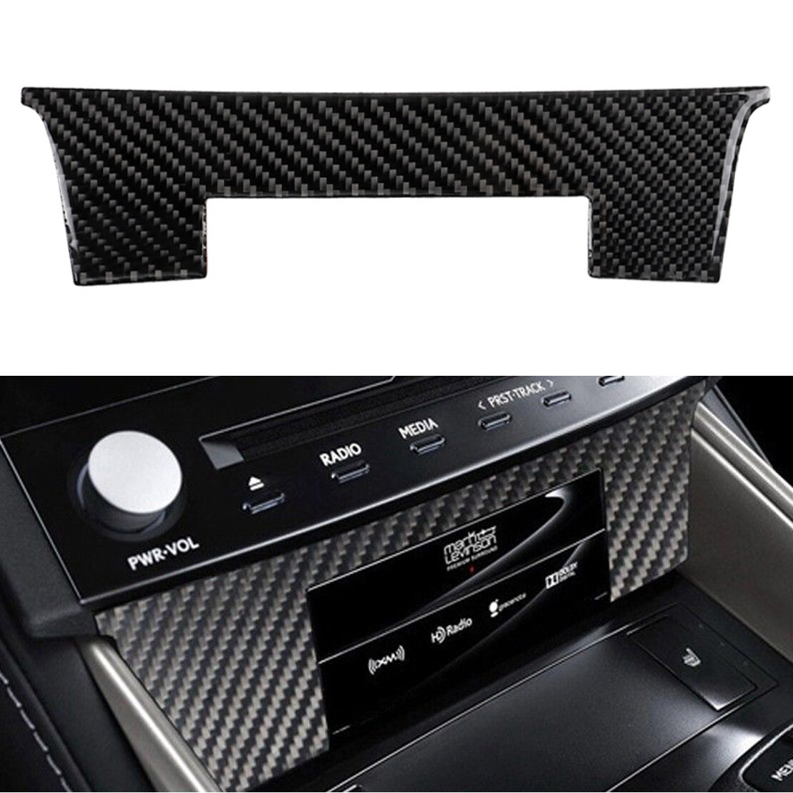 Center Console Decor Cover Trim Carbon Fiber For LEXUS IS200T/250/350 ...