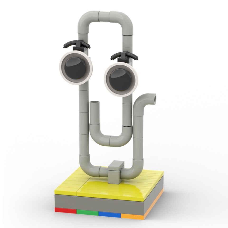 85PCS Creative Office Funny Clippy Action Figure MOC Building Set ...