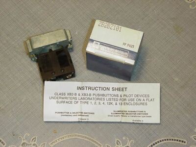 Telemecanique ZB2BZ101 Contact Block with Mounting Base NEW IN BOX! | eBay