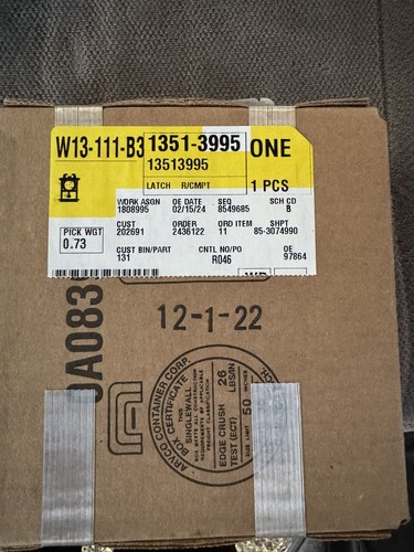 13513995 TRUNK LATCH LOCK ACTUATOR MOTOR OEM GM | eBay