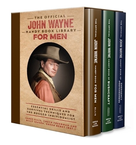 The Official John Wayne Handy Book Library for Men (Boxed Set): Essential life 9781964487182| eBay