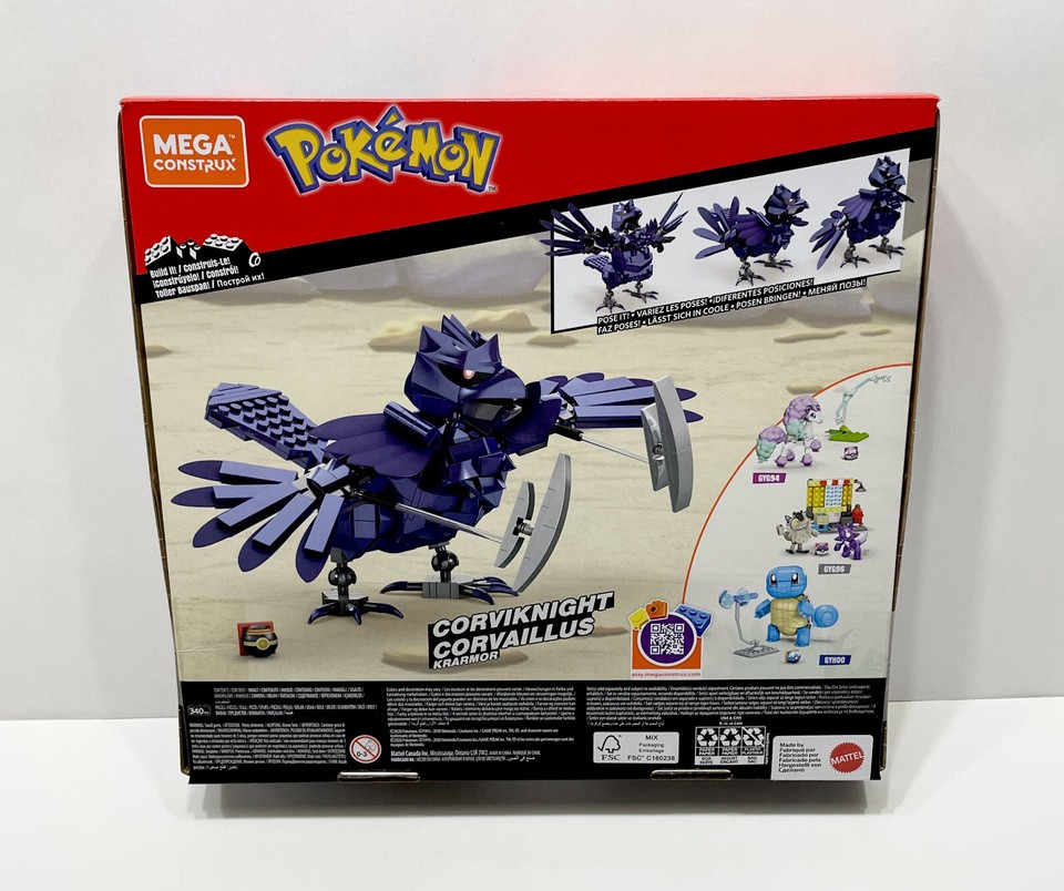 MEGA Construx Pokemon Corviknight (GYG98) (NISB) | eBay