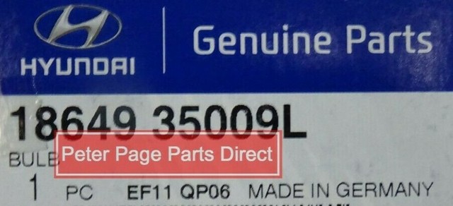 Genuine Hyundai Bulb Part 1864935009L for sale online | eBay