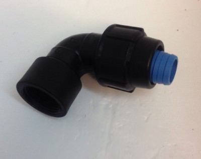 1"PE × 1" FI Bsp ALPRENE RURAL POLY ELBOW SUIT RURAL "B" Poly Pipe R101 ...