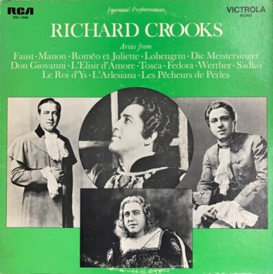 Richard Crooks- Arias From / Faust • Manon • Roméo E VIC-1464 Vinyl 12 ...