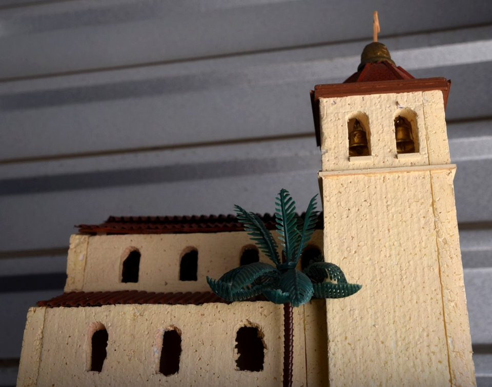 California Mission Model Fully Assembled From Scratch No Kit Syrofoam ...