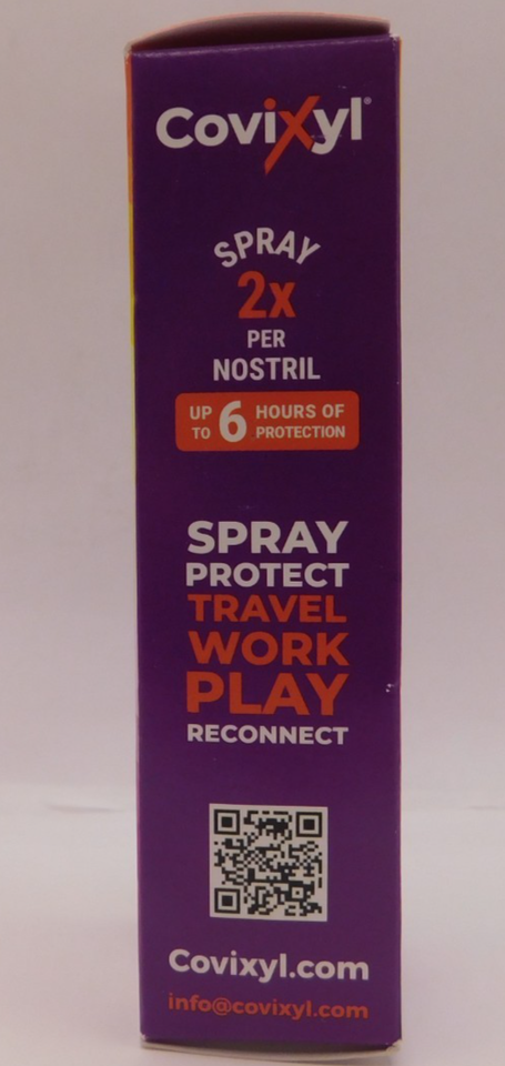 Covixyl Nasal Spray Helps Block Airborne Viruses 0.676Fl Oz Exp: 3/28 ...