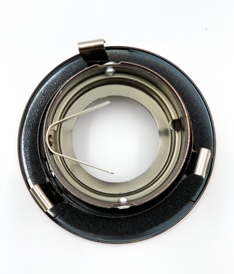 6 Pack,3 Inch Recessed Can Light Trim, Light Copper Metal Step Baffle ...