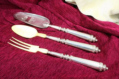 Serving Cutlery Set. Mexico. S.XIX Cutlery Serving Set. Mexico | eBay
