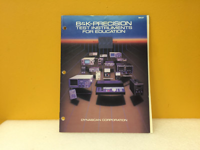 B&K Precision BK-87 Test Instruments for Education Catalog | eBay