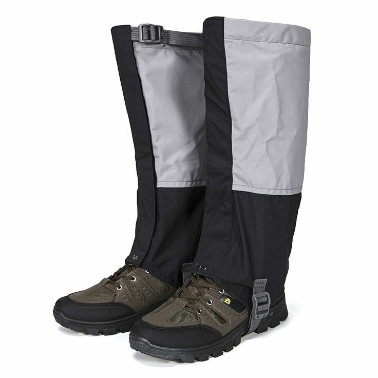 Waterproof 16" Hiking Snow Ski Leg Cover Shoe Boot Gaiters SHIPS FROM ...