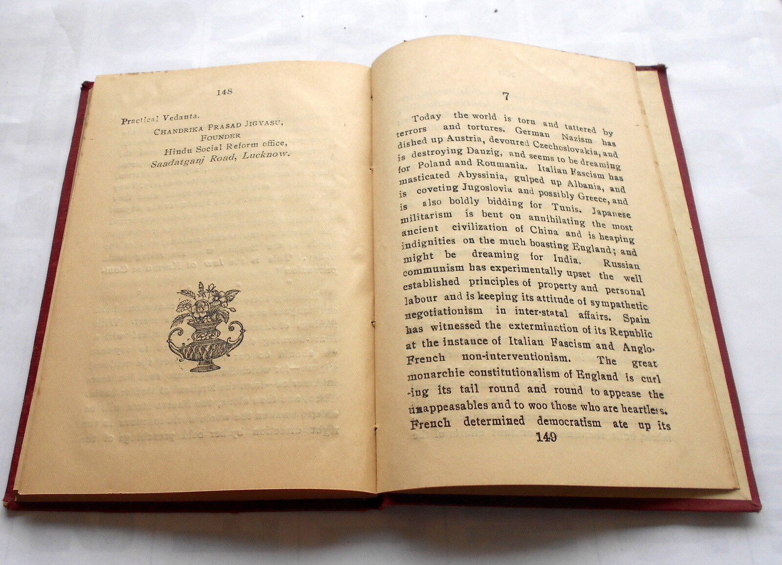 Rarest Swami Rama book in the world 1st editon 1939 Yoga Hinduism ...