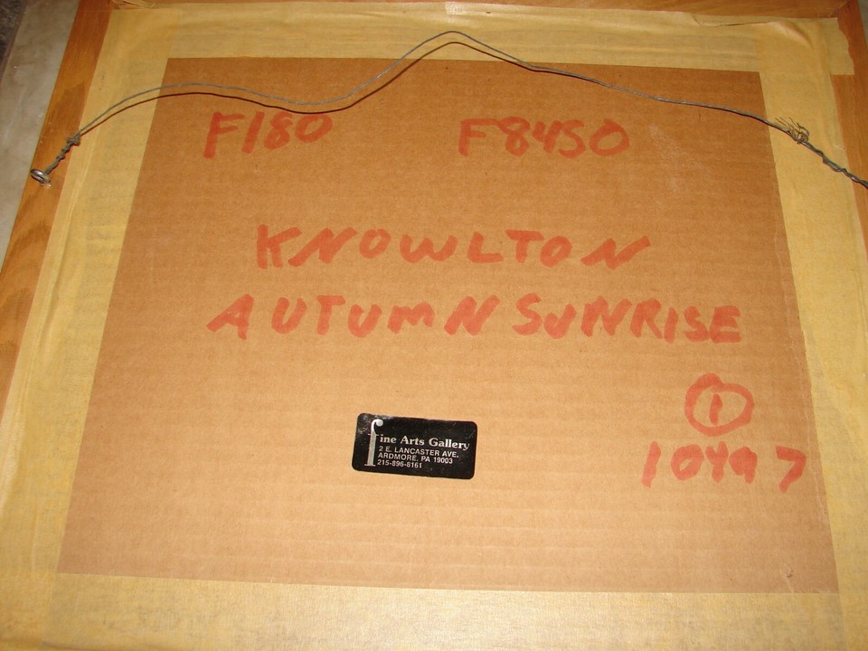 Autumn Sunrise - David Knowlton Framed Print 764/1000 | eBay