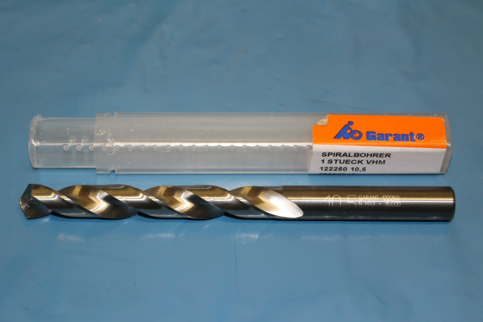 Garant 122250 VHM Bohrer unbeschichtet HM Hartmetall Spiralbohrer zur ...