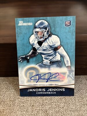 Janoris Jenkins 2012 Bowman Rookie Autographs RC Auto #178 St. Louis ...
