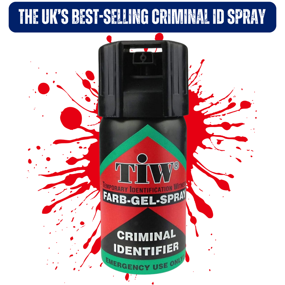 3 x Farb-Gel 40mL Personal Protection Spray Criminal ID Dye Marker UK ...