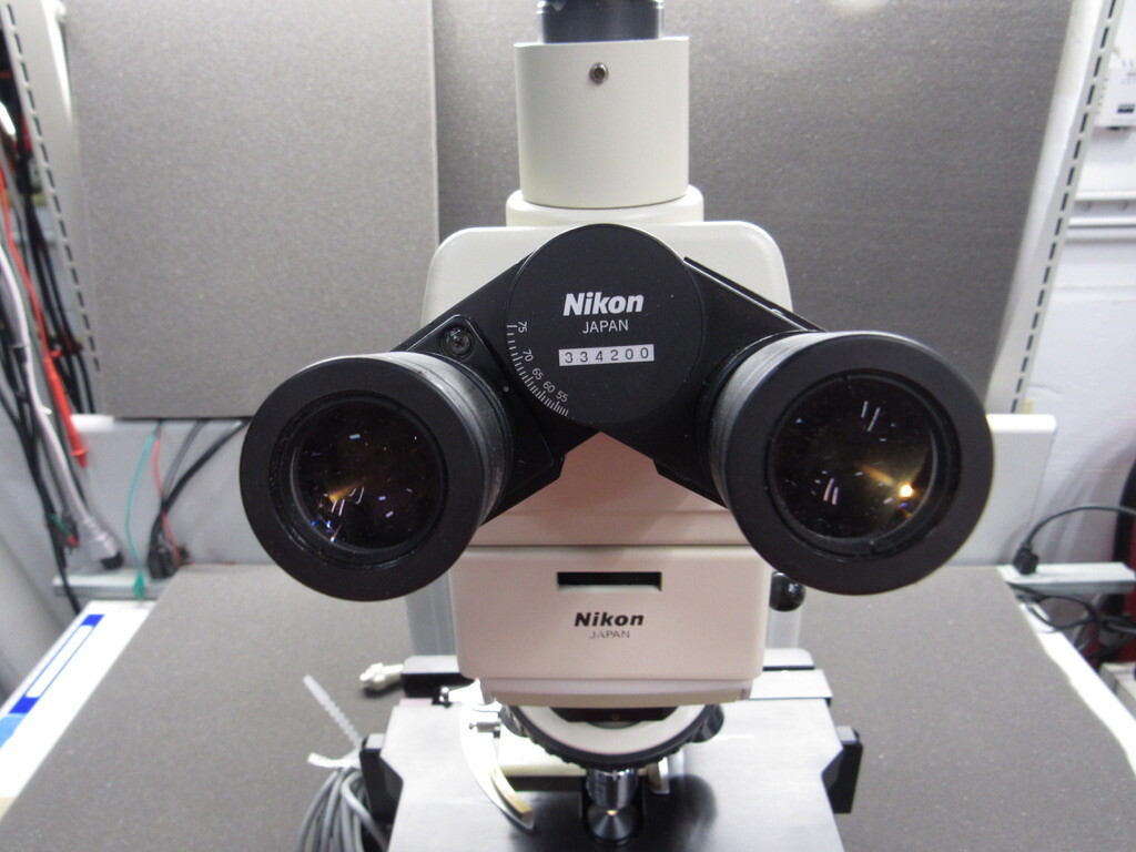 NIKON Eclipse E600 Flourescence Microscope 120V 2.4A W/ Power Supply ...