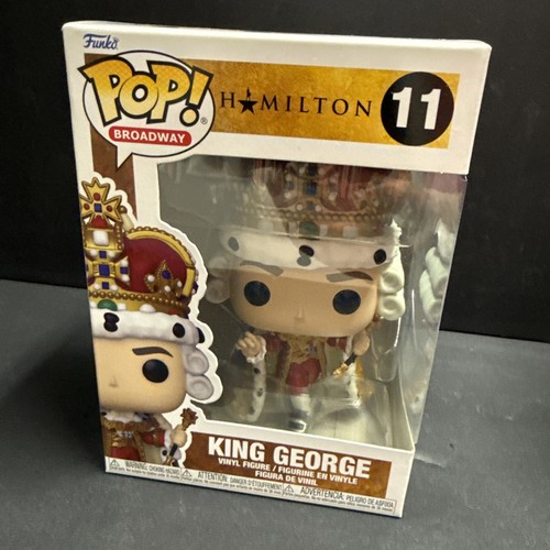 Funko Pop Broadway King George #11 Hamilton Vinyl Bobblehead Figure | eBay