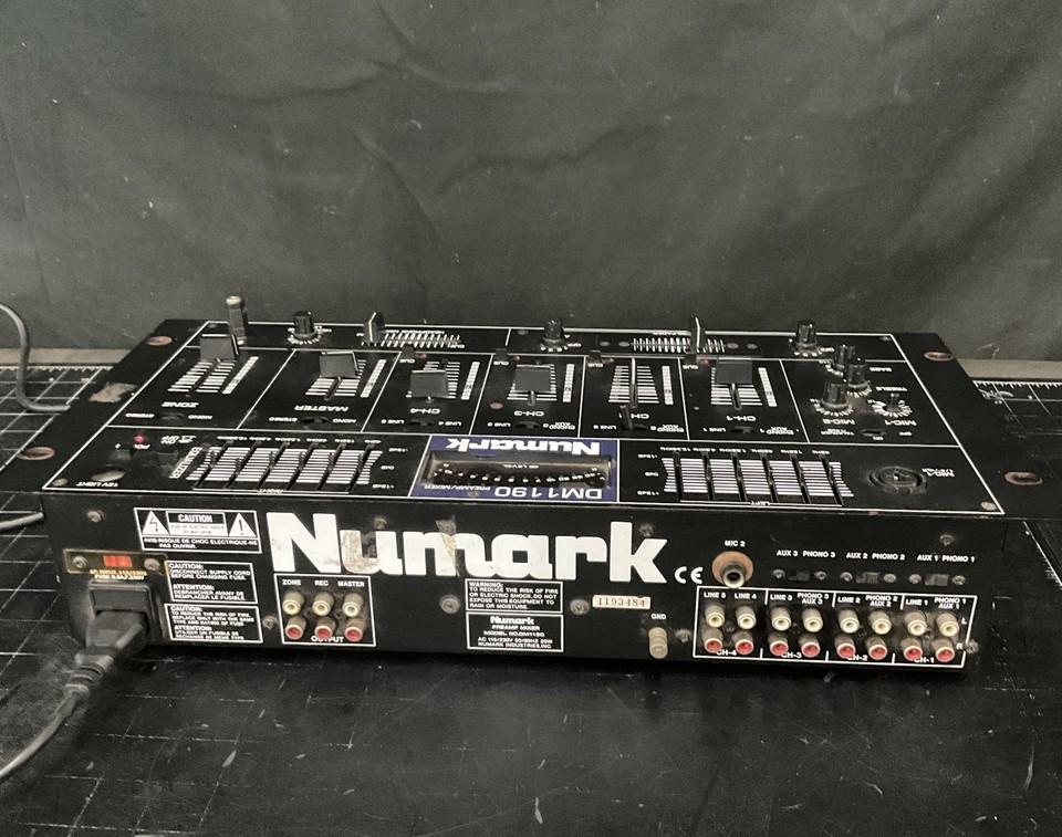 Numark DM1190 4 Channel Preamp/Mixer | eBay