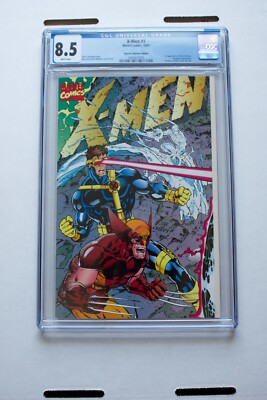 Marvel Comics X-Men-# 1 CGC 8.5 Wrap Around Cover E 1991 Jim Lee | eBay