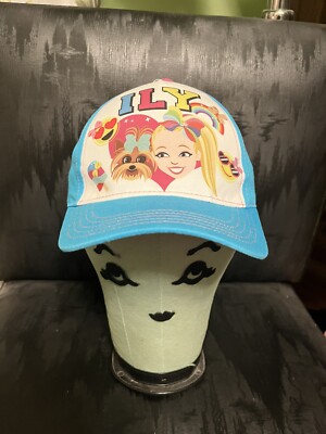 Baseball Cap Hat Nickelodeon Kids Girls JoJo Blue ILY New Tags Bow ...