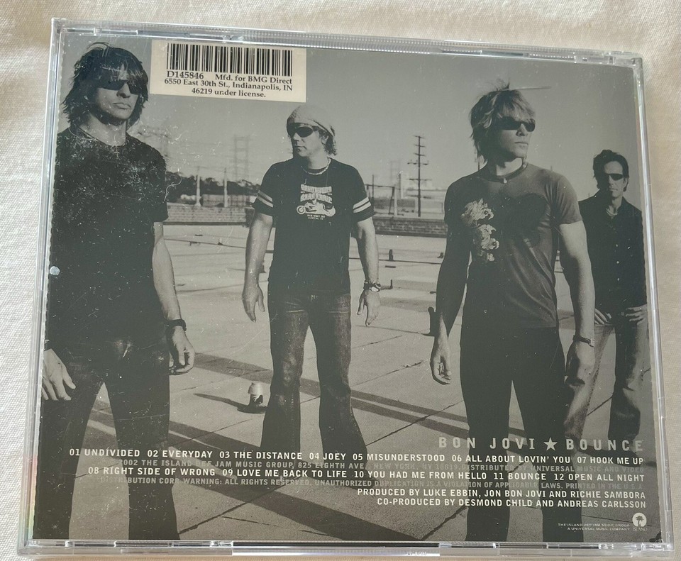 Bon Jovi, Bounce, CD, Sealed | eBay