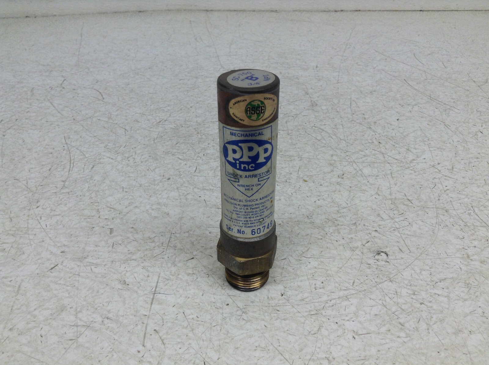 PPP SC-750 B 3/4" NPT Mechanical Shock Arrestor SC750 (TSC) | eBay