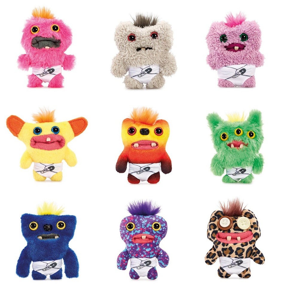 Fuggler Funny Ugly Monster 9" Plush Vacay Vibes Hairy Gold Double ...